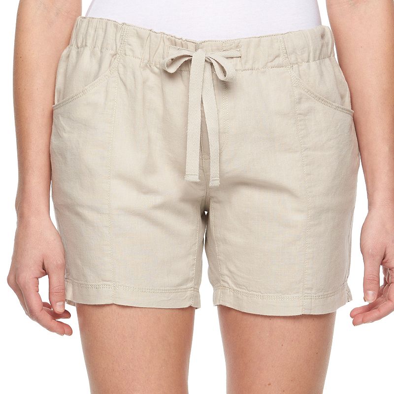 Womens Linen Shorts | Kohl's Womens Linen Shorts | Kohl's