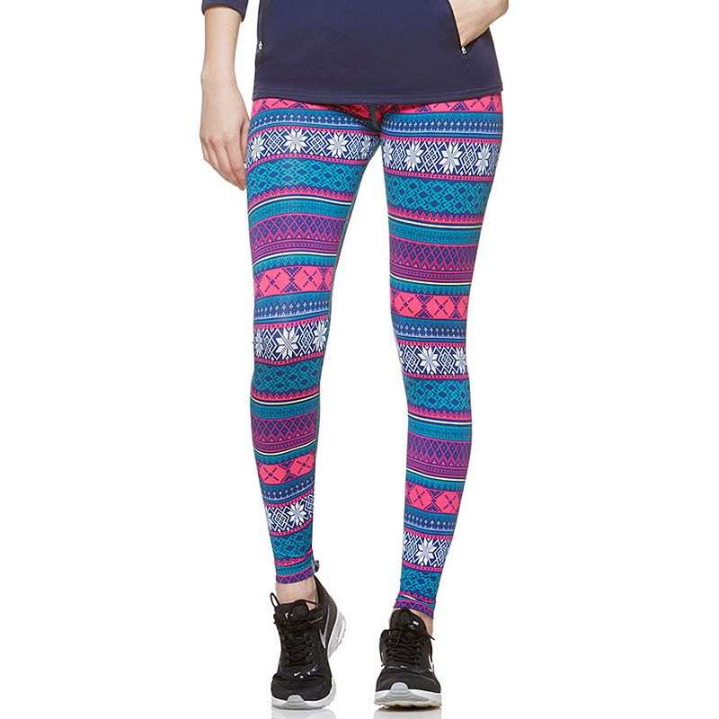 Printed Stretch Leggings Kohls