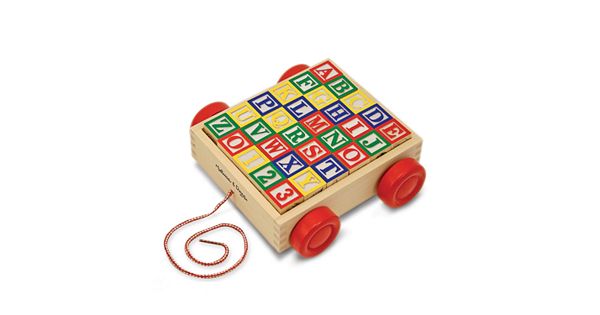 Melissa and Doug ABC Block Cart