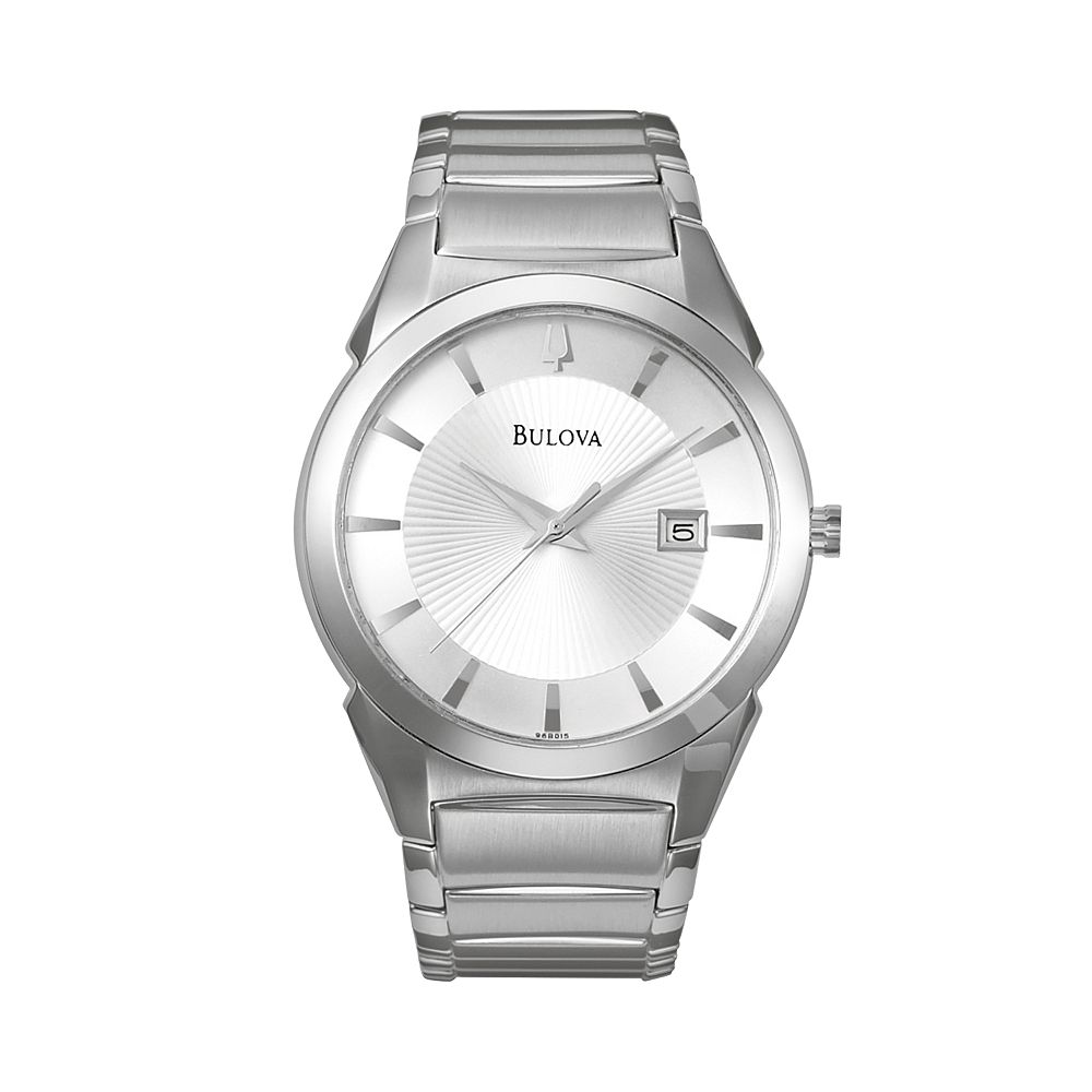 Bulova Stainless Steel Watch - 96B015 - Men