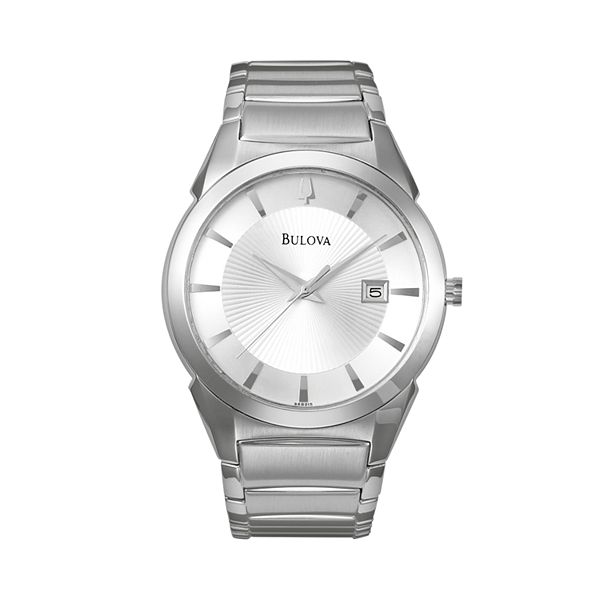 Bulova Stainless Steel Watch - 96B015 - Men