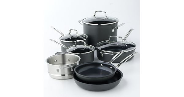 Cuisinart Chef's Classic Nonstick Hard-Anodized 11-pc. Cookware Set