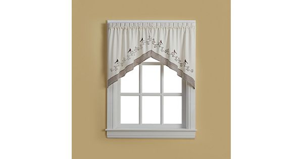 CHF Bird Swag Curtain Pair