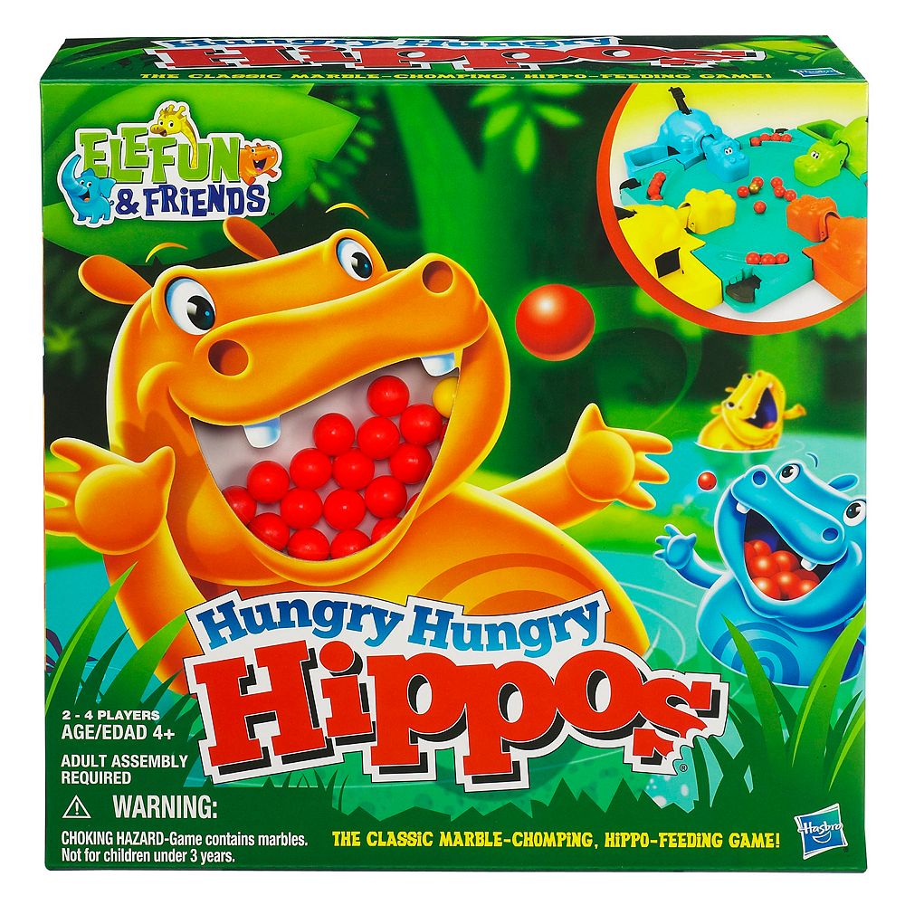 Hungry Hungry Hippos Game by Hasbro