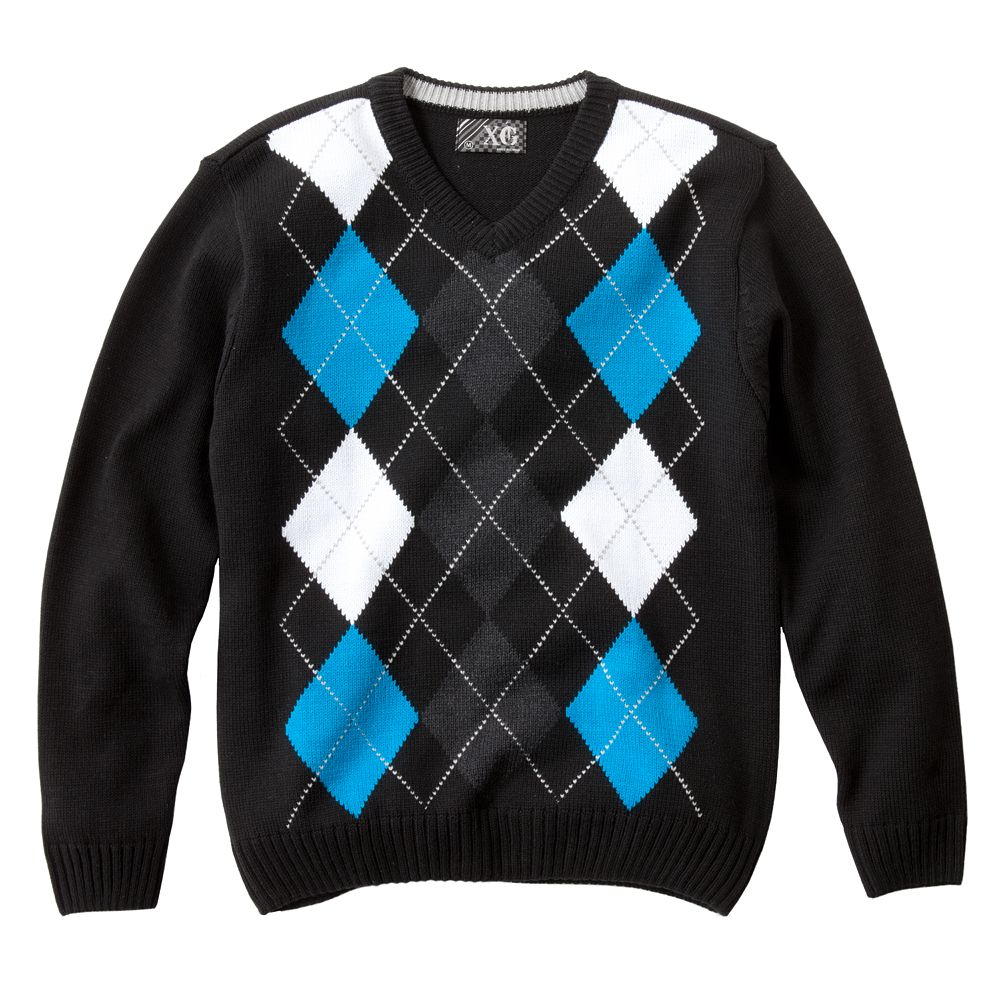 Boys 8-20 XG Argyle Sweater