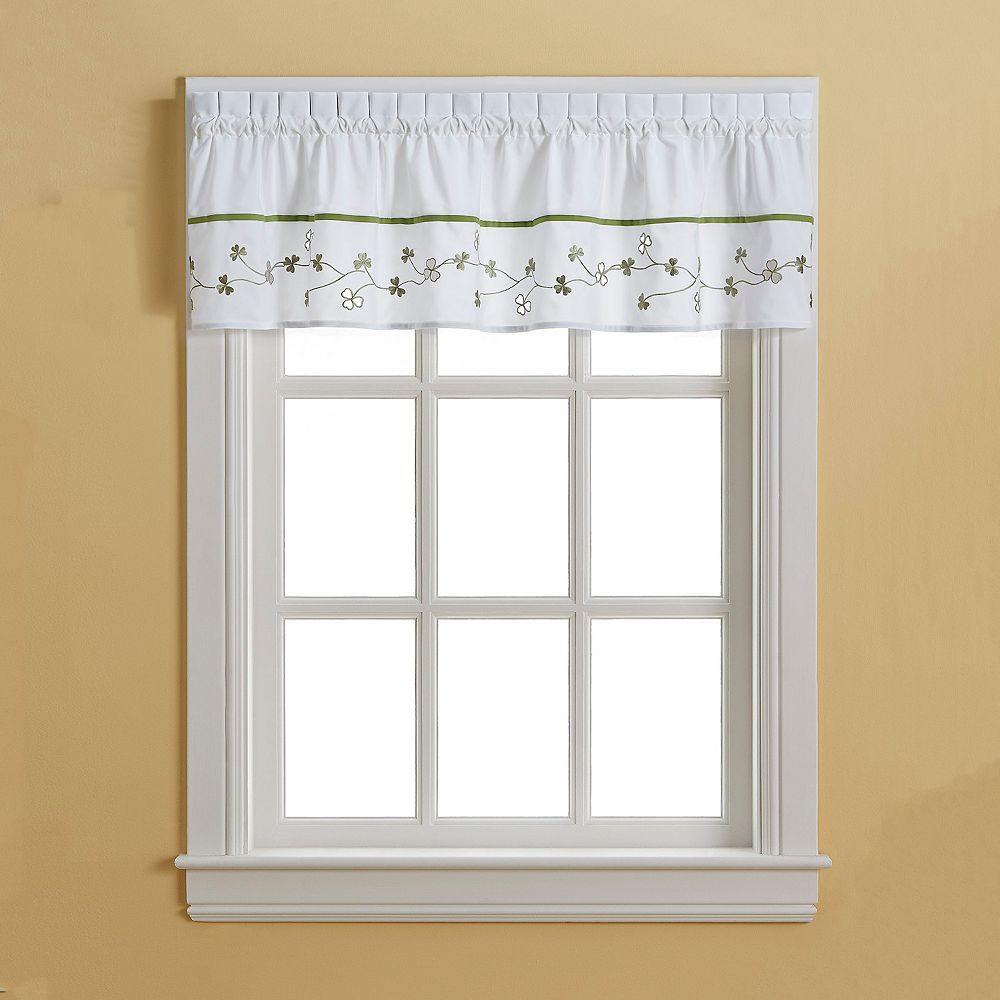 CHF Clover Tailored Window Valance - 58'' x 14''