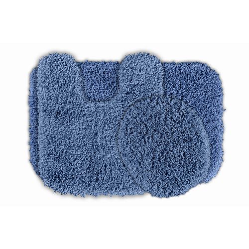 Garland Shag Nylon 3 Pc Bath Rug Set