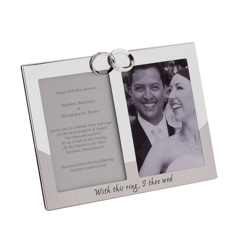"With This Ring, I Thee Wed" Frame