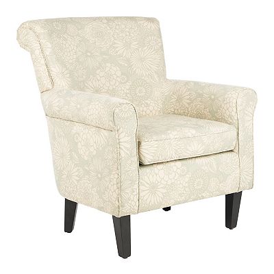 SAFAVIEH Gramercy Garden birch wood ivory Club Chair 29.8 x 32.8 x 32.4