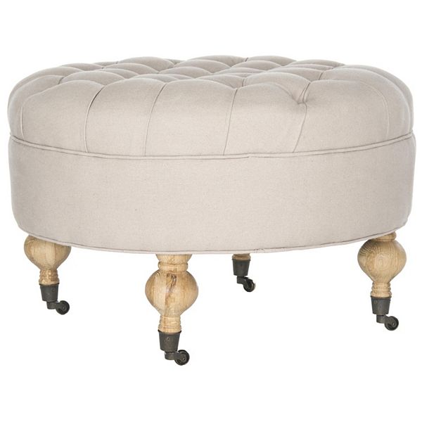 Safavieh Clara Round Ottoman