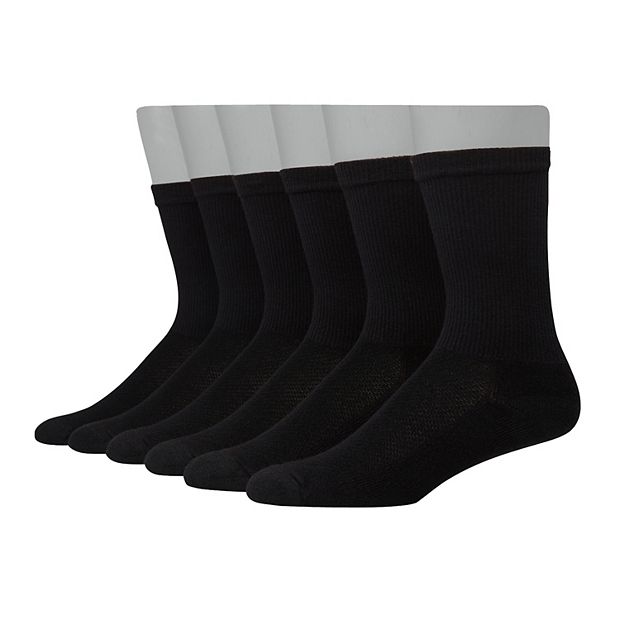 Men s Hanes 6 pk. Ultimate X Temp Crew Socks