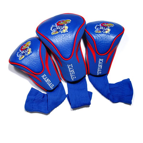 Team Golf Kansas Jayhawks 3-pc. Contour Head Cover Set