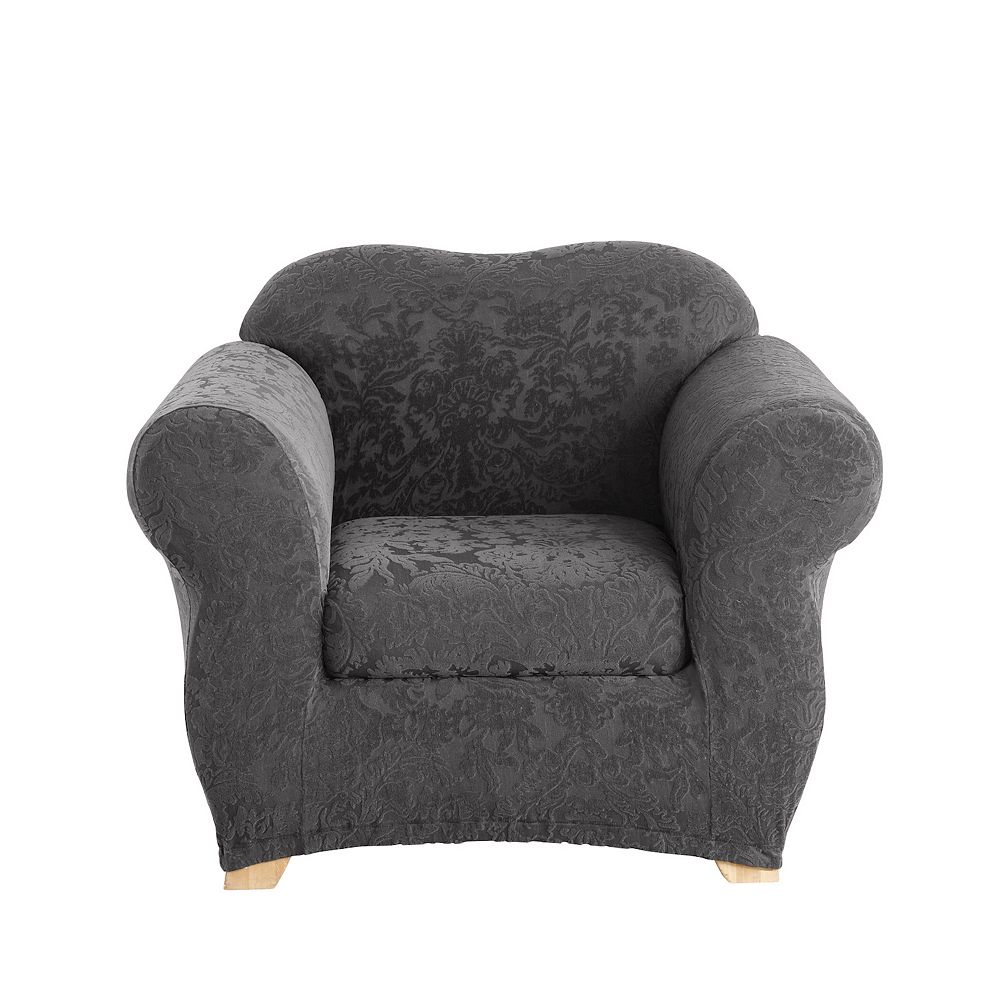 Sure Fit Stretch Jacquard Damask Chair Slipcover