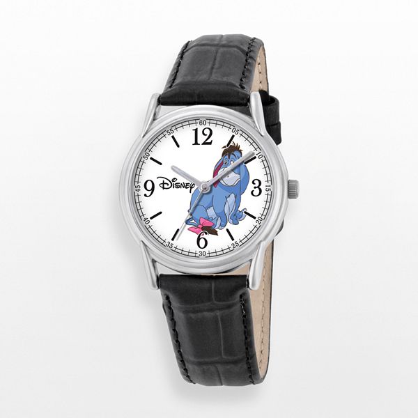 Disney's Winnie the Pooh & Friends Eeyore Men's Leather Watch