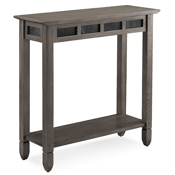 Leick Furniture Rustic Slate Finish Console Table