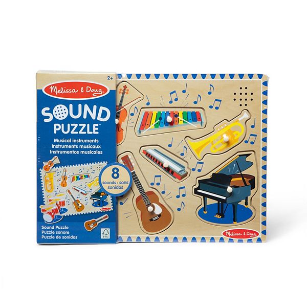 Musical Instruments Sound Puzzle - 8 Pieces