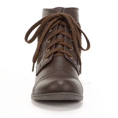 Unionbay Crocheted Ankle Boots - Women
