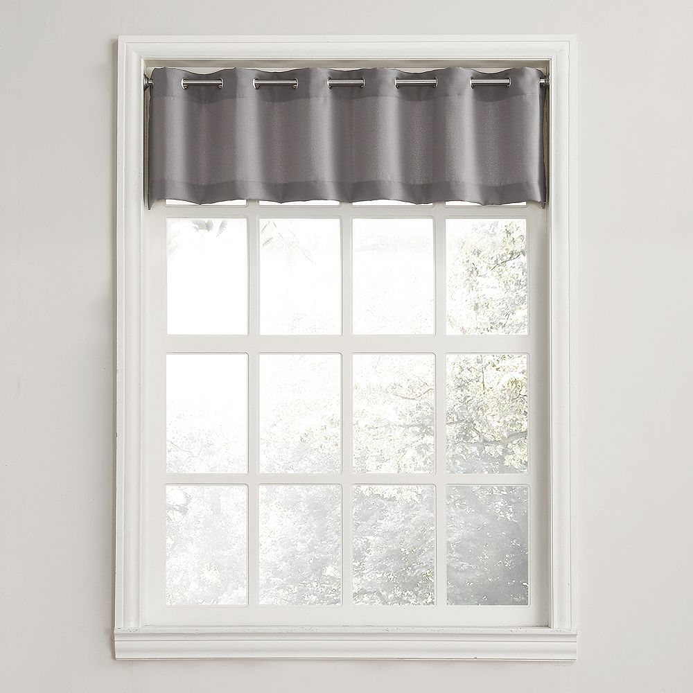 No. 918 Montego Casual Textured Semi-Sheer Grommet Single Valance