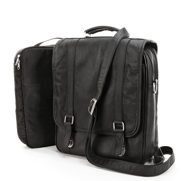 AmeriLeather Leather Convertible Briefcase