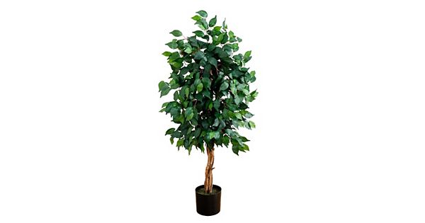 nearly natural 4-ft. Silk Ficus Tree