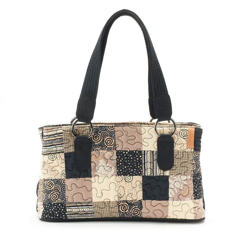 UPC 754069174287 - Donna Sharp Reese Quilted Patchwork Satchel, Women's ...
