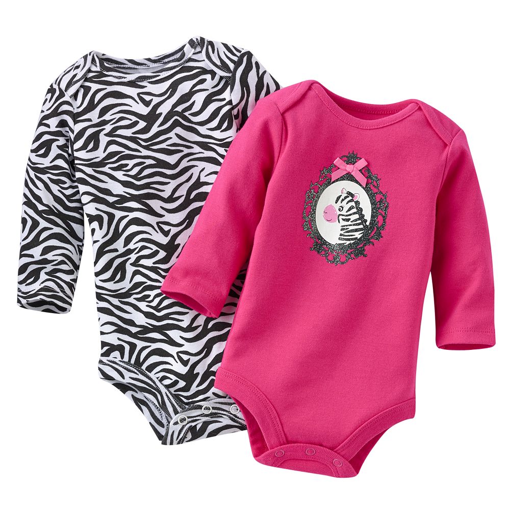 Baby Starters 2-pk. Zebra Bodysuits - Baby