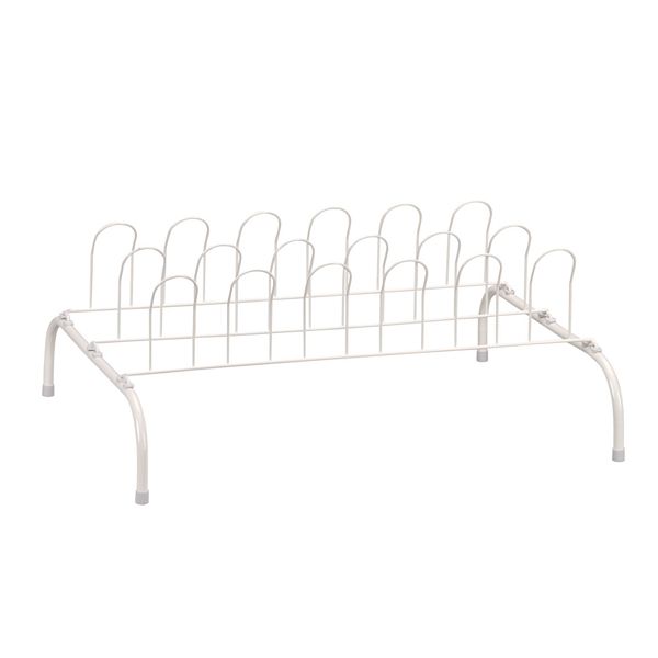 Household Essentials 9-Pair Wire Shoe Rack
