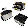 Trademark Tools 3-pc. Wheeled Toolbox Set