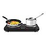 Elite Gourmet Electric Cast-Iron Double-Burner Buffet Server