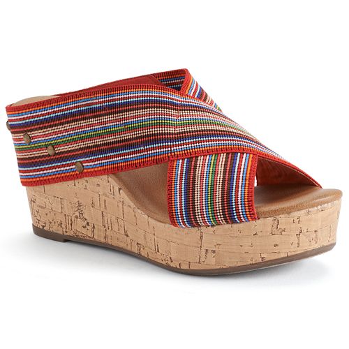 SONOMA Goods for Life® Banded Platform Wedge Sandals - Women SONOMA Goods for Life® Banded Platform Wedge Sandals - Women