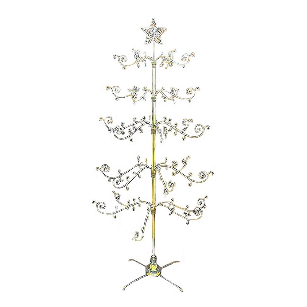 Kurt S. Adler 2-pc. 7-ft. Revolving Metal Christmas Tree Set