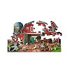 Melissa & Doug Busy Barn Shaped 32-pc. Floor Puzzle