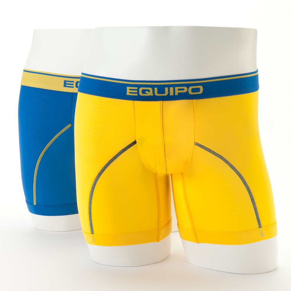 equipo 2-pk. Solid Mesh Performance Boxer Briefs - Men
