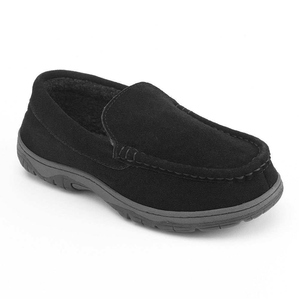 Chaps Suede Loafer Slippers - Men