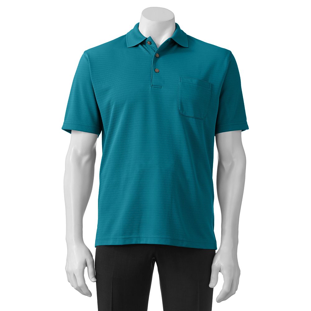 Grand Slam Solid Performance Pocket Polo - Men