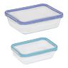 Snapware Total Solution Pyrex 4-pc. Rectangular Food Storage Set