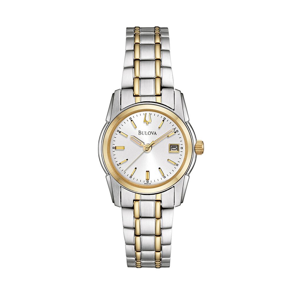Bulova Women's Dress Two Tone Stainless Steel Watch - 98M105