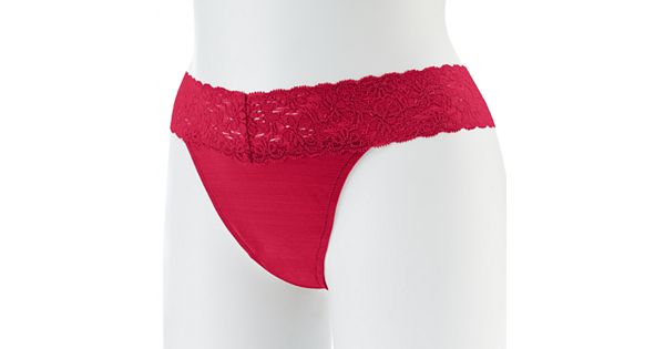 Maidenform Dream Lace-Trim Thong 40156 - Women's