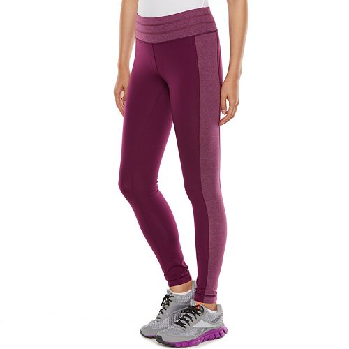 Womens Tek Gear® Shapewear Colorblock Workout Leggings