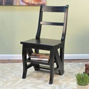 Carolina Cottage 2-in-1 Library Ladder Folding Chair