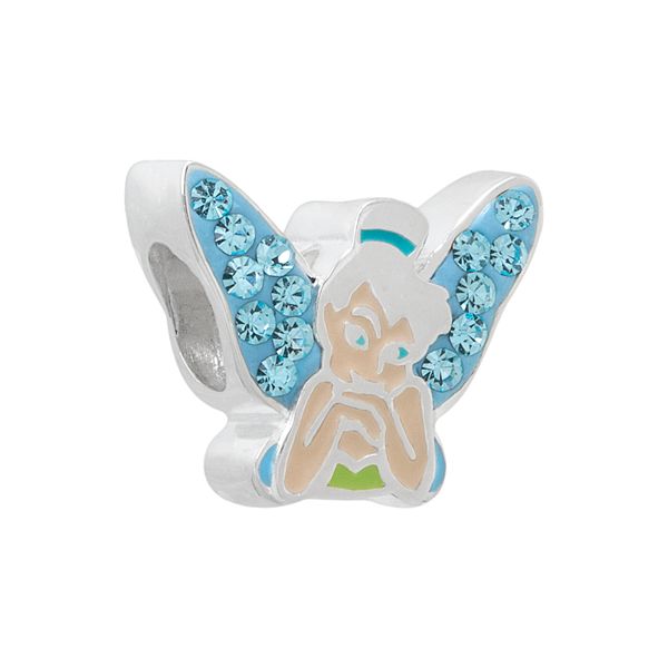 Disney Tinker Bell Crystal Sterling Silver Bead