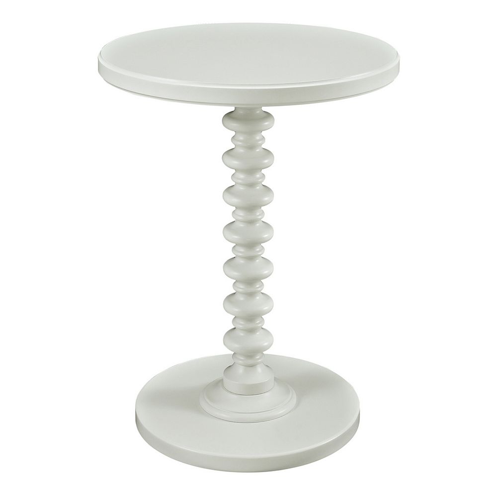Linon Round Spindle End Table