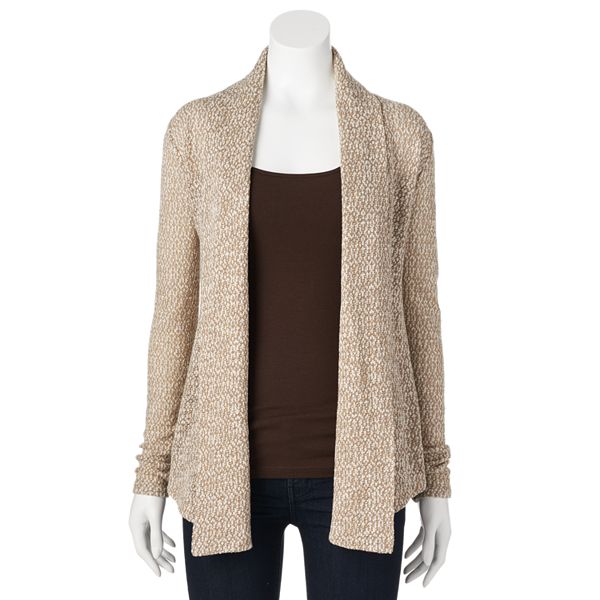 Women's Croft & Barrow® Open-Front Cardigan