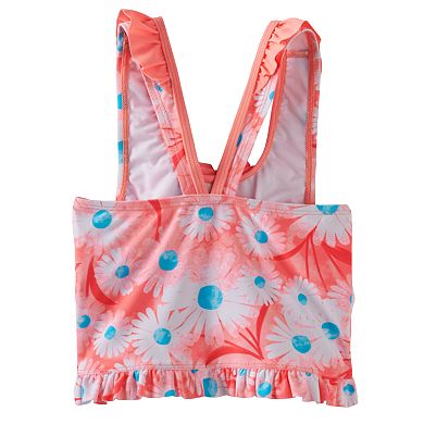 Girls 4-6x ZeroXposur 3-pc. Daisy Tankini Swimsuit Set