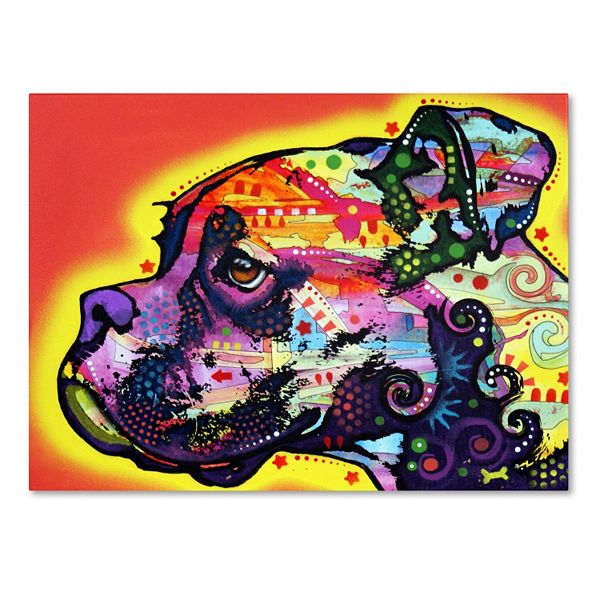 47" x 35" "Profile Boxer" Canvas Wall Art