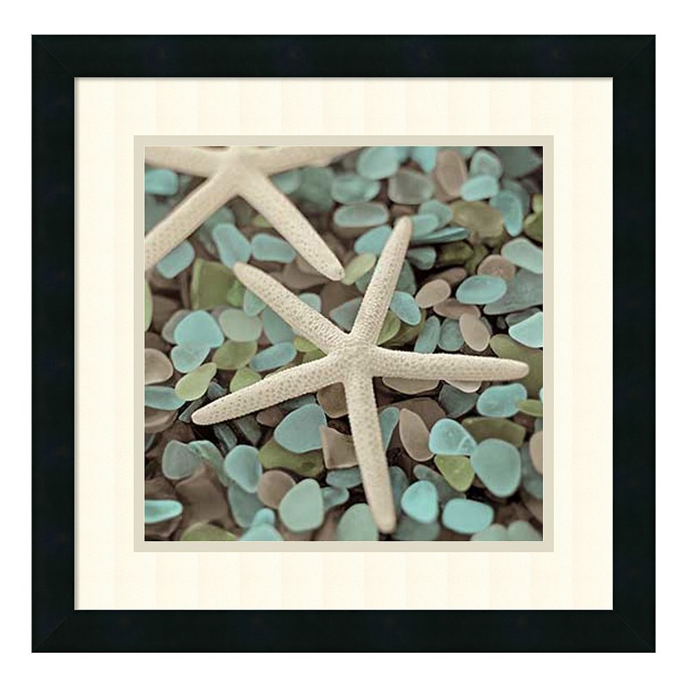''Aquatic I'' Starfish Framed Wall Art