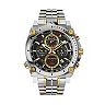 Bulova Men's Precisionist Two Tone Stainless Steel Chronograph Watch ...