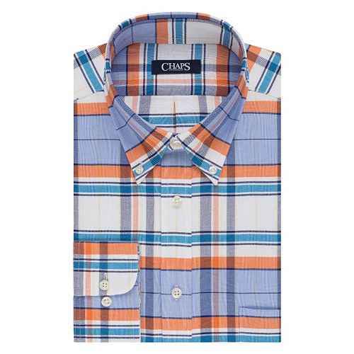 Mens Chaps Classic Fit Oxford Button Down Collar Dress Shirt