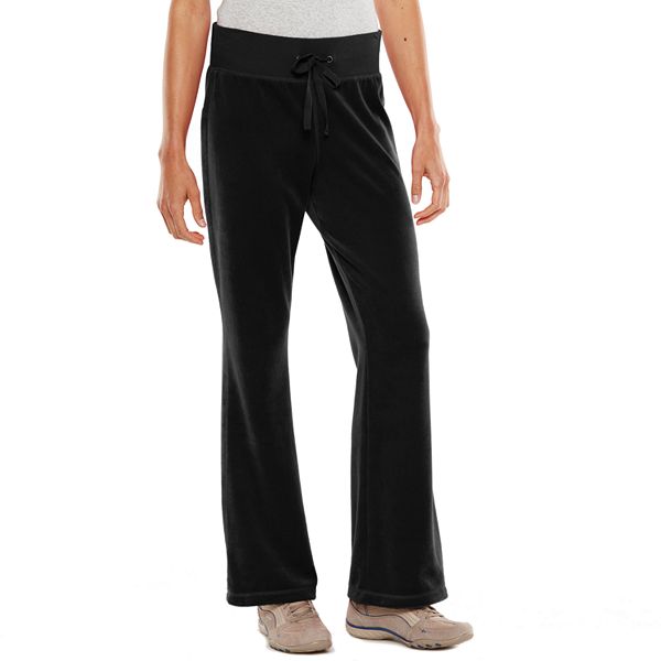Womens Tek Gear® Fit And Flare Velour Lounge Pants