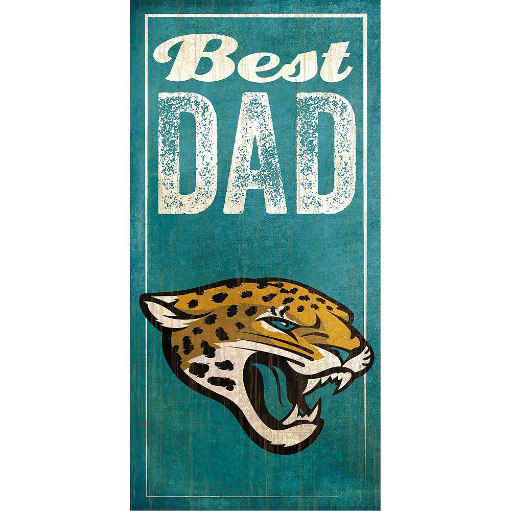 Jacksonville Jaguars Best Dad Sign